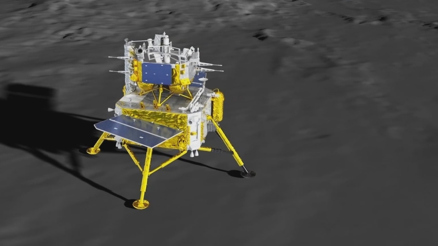 嫦娥六号成功抵达月背着陆区 将按计划开展为期两天的采样工作_北京时间